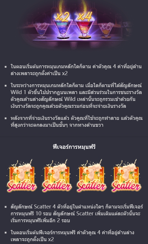 Cocktail Nights แนะนำเกมสล็อต PG - PGSLOT เว็บตรง